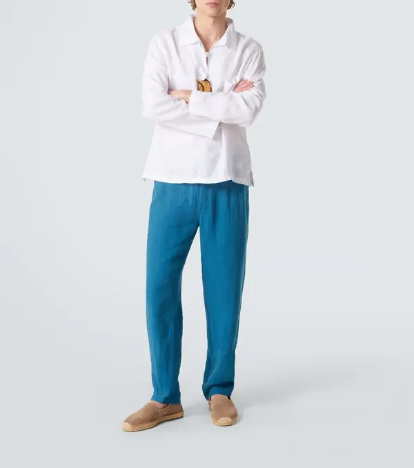 Vilebrequin Linen Tapered Trousers