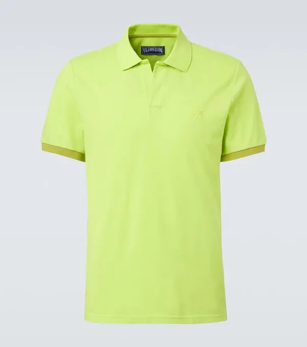 Vilebrequin Cotton Piqué Polo Shirt - Green