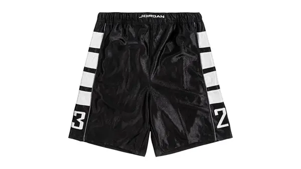 JORDAN Brooklyn Cat Scratch Shorts - Black/white