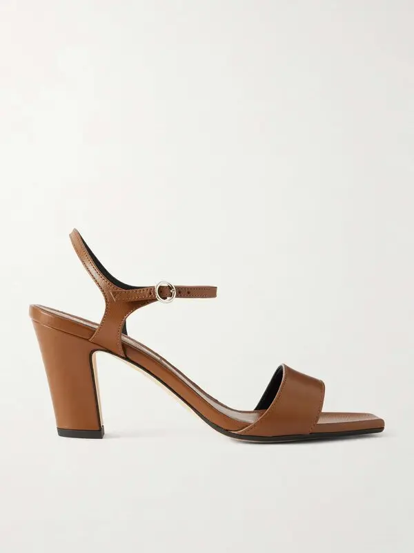 AeydĒ Imogen Leather Sandals - Dark Brown
