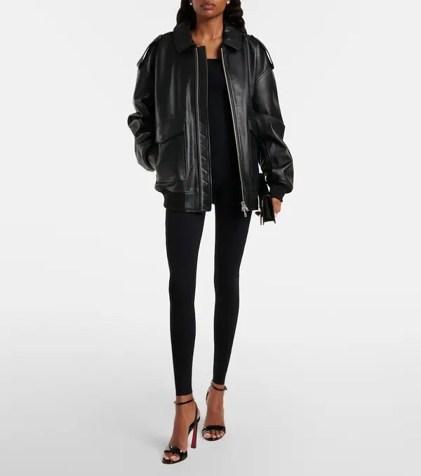 Wolford Slash Cutout Strapless Jersey Catsuit - Black
