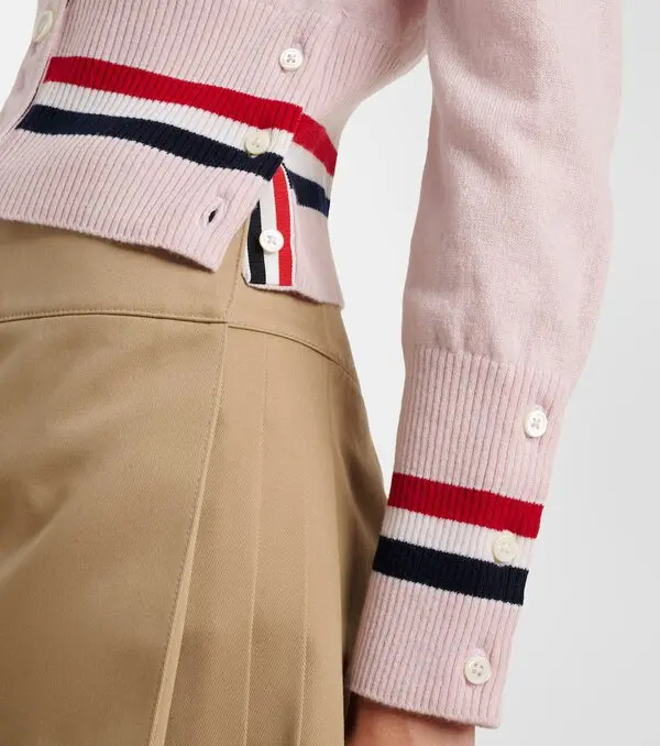Thom Browne Cropped Cashmere Cardigan