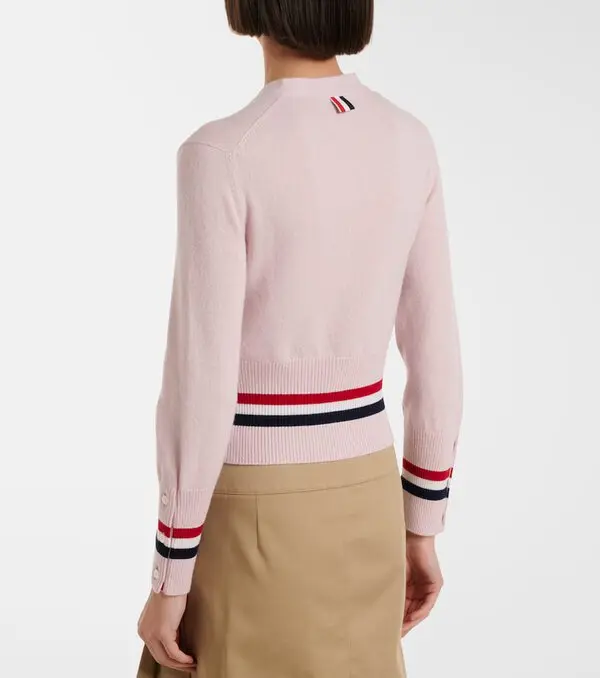 Thom Browne Cropped Cashmere Cardigan