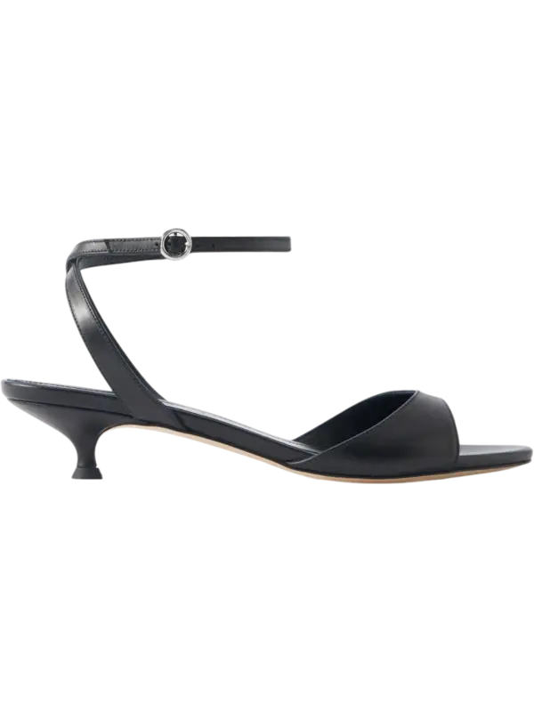 AeydĒ Zelia Leather Sandals - Black