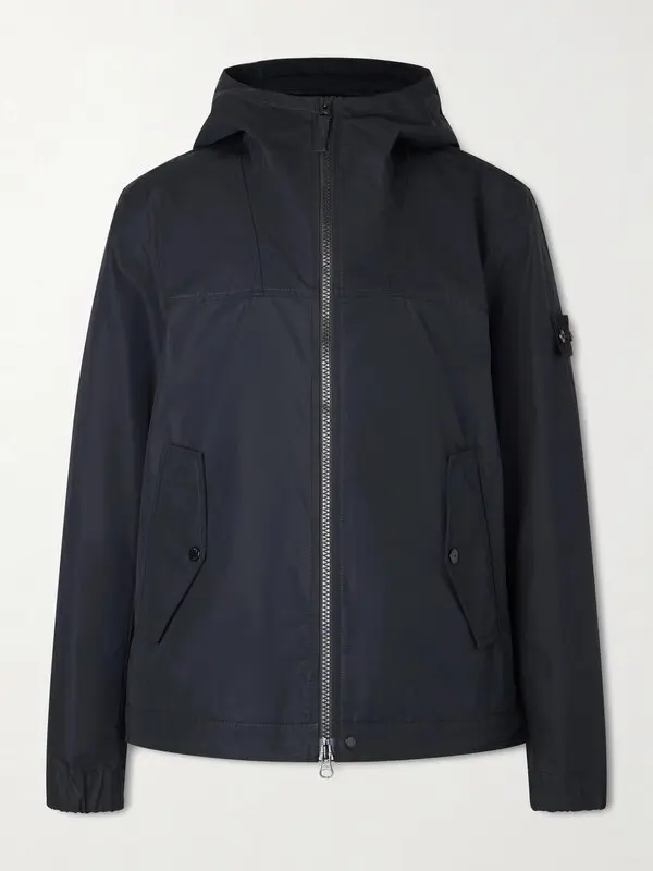 Stone Island Logo-appliquéd Hooded Parka