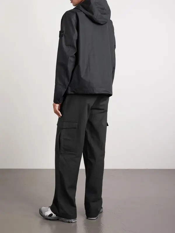 Stone Island Logo-appliquéd Hooded Parka
