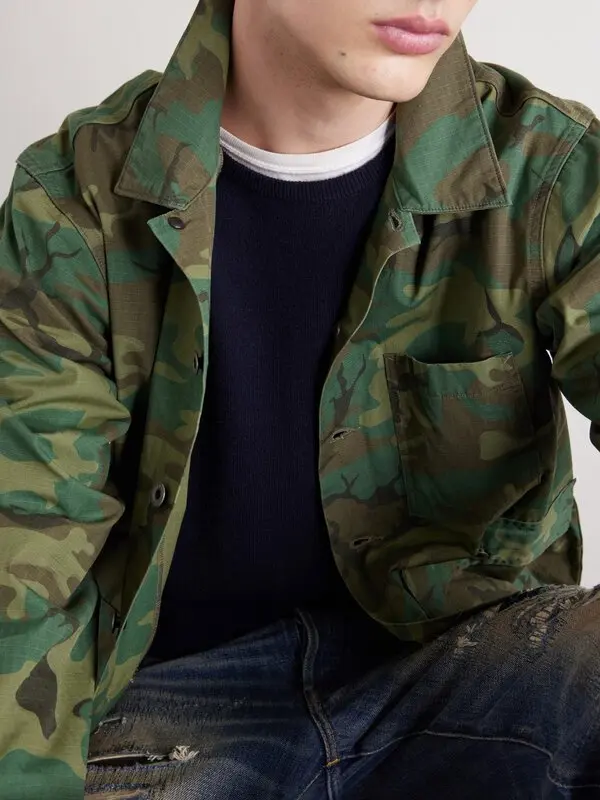Ralph Lauren Camouflage-print Cotton-ripstop Overshirt