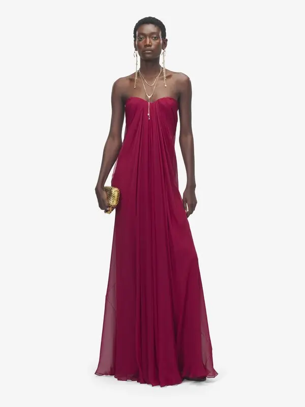 Alexander McQueen Bustier Evening Dress