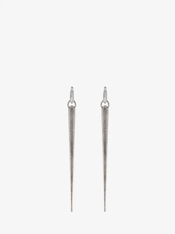 Alexander McQueen Scissor Dangle Earrings - Silver-finish