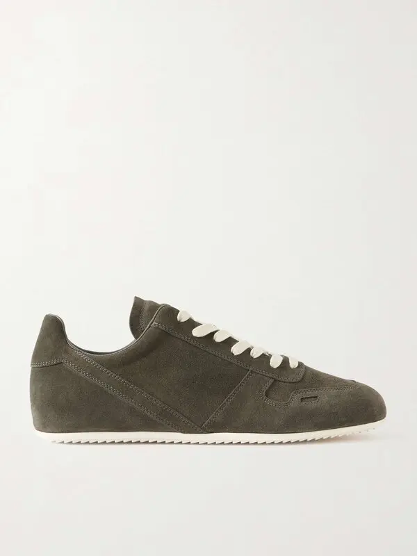 Rick Owens Minimal Suede Sneakers