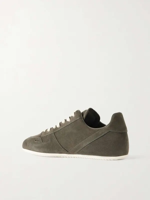 Rick Owens Minimal Suede Sneakers