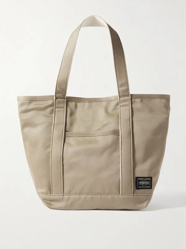 PORTER-YOSHIDA & CO Weapon Cotton-twill Tote Bag - Neutrals