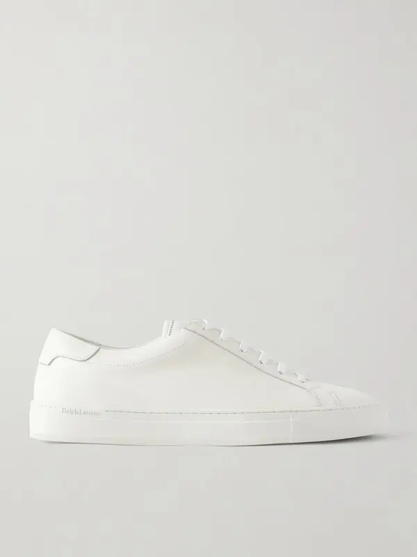 Polo Ralph Lauren Jermain Leather Sneakers - White