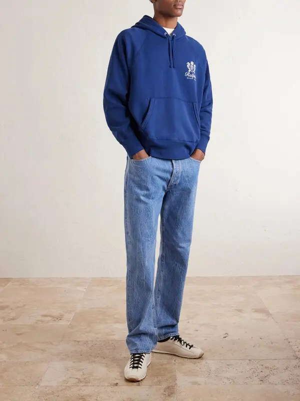 Polo Ralph Lauren Logo-print Cotton-blend Jersey Hoodie