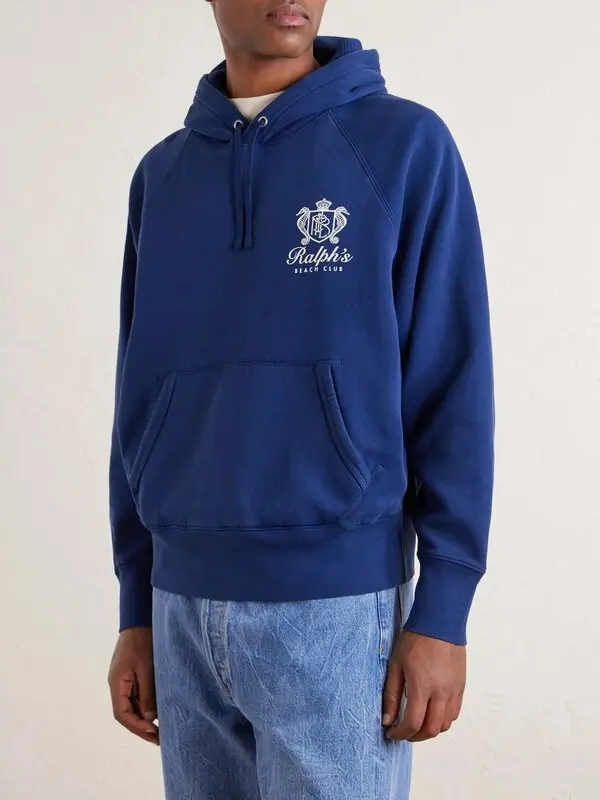 Polo Ralph Lauren Logo-print Cotton-blend Jersey Hoodie