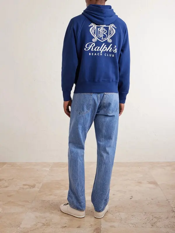 Polo Ralph Lauren Logo-print Cotton-blend Jersey Hoodie