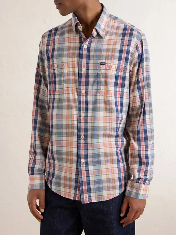 Polo Ralph Lauren Checked Cotton-madras Shirt