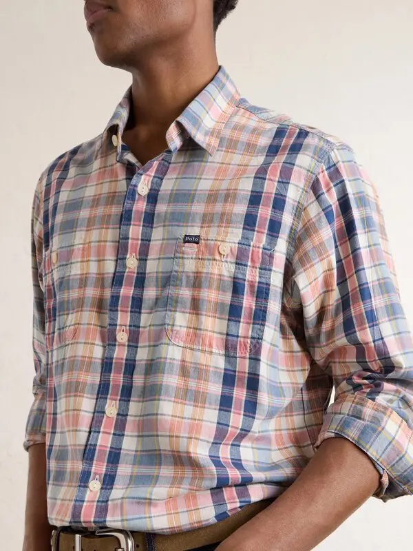 Polo Ralph Lauren Checked Cotton-madras Shirt