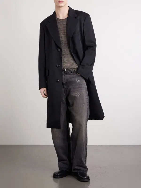 Our Legacy Dolphin Virgin Wool-gabardine Coat