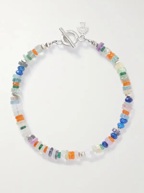 PEYOTE BIRD Tropical Camo Multi-stone Beaded Bracelet