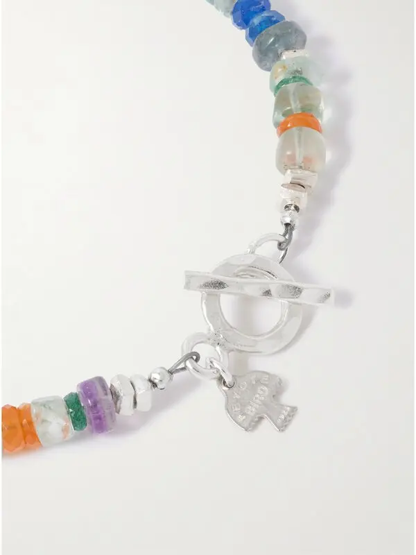 PEYOTE BIRD Tropical Camo Multi-stone Beaded Bracelet