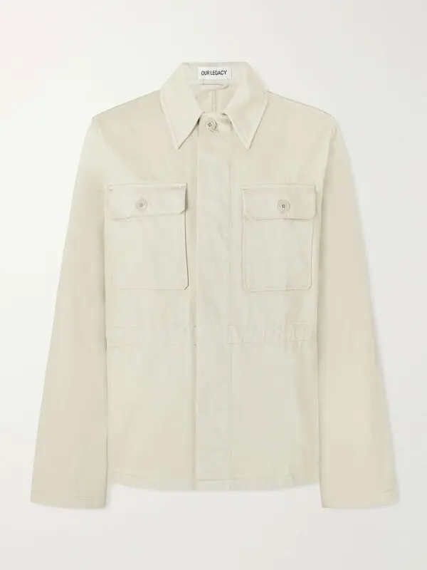Our Legacy Unity Cotton-gabardine Field Jacket - Beige