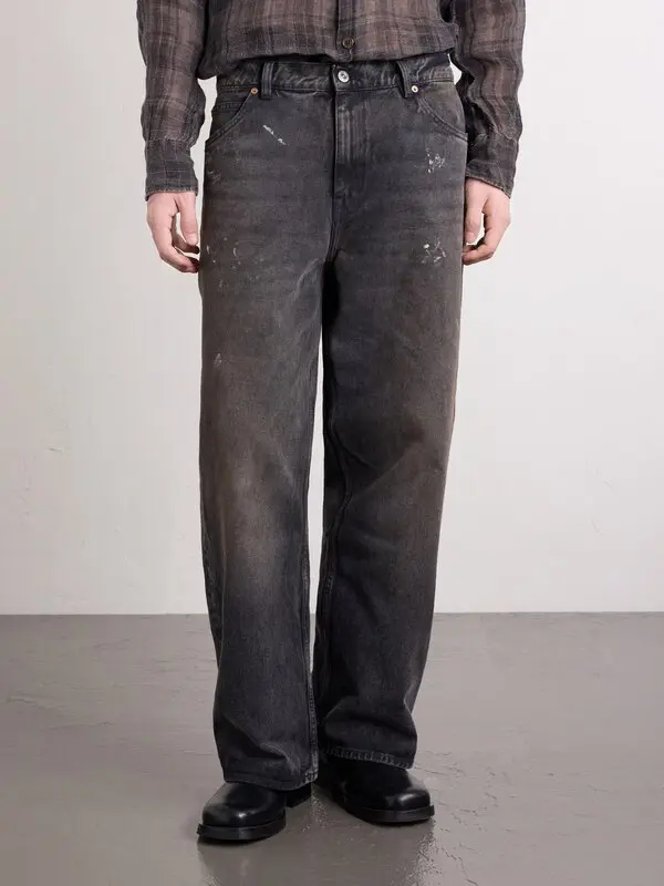 Our Legacy Vast Cut Wide-leg Jeans - Black
