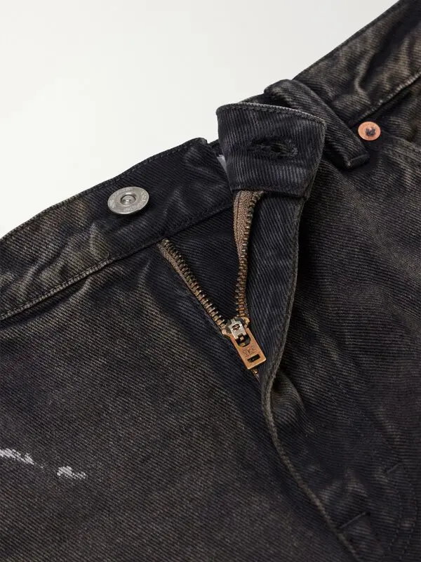 Our Legacy Vast Cut Wide-leg Jeans - Black