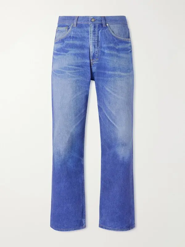 Our Legacy Third Cut Straight-leg Printed Jeans