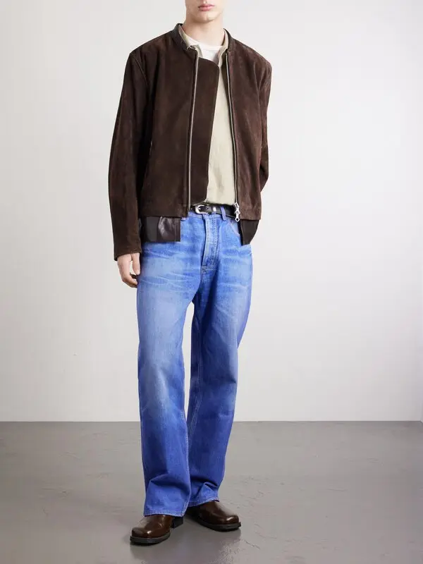 Our Legacy Third Cut Straight-leg Printed Jeans