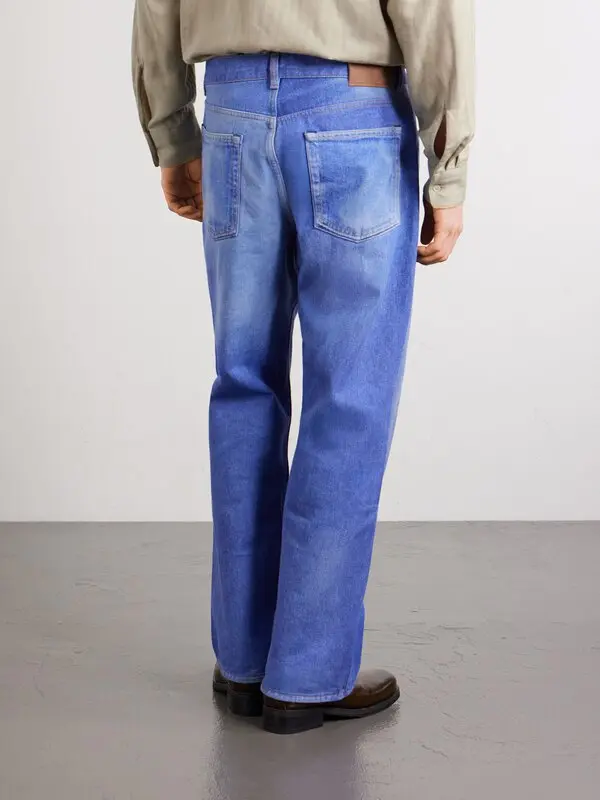 Our Legacy Third Cut Straight-leg Printed Jeans