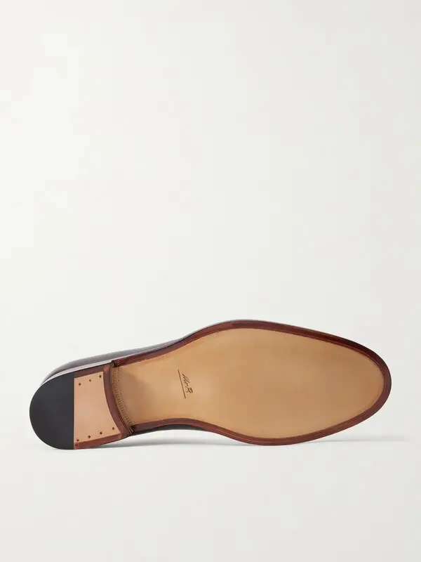 Mr P. Leather Derby Shoes - Brown