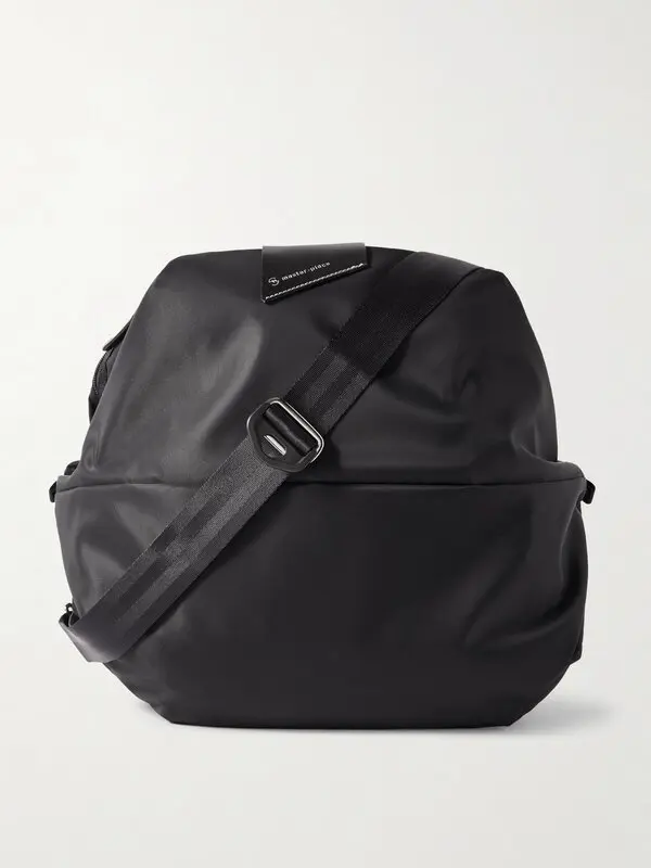 MASTER-PIECE CO Cocoon Leather-trimmed Recycled Nylon Weekend Bag