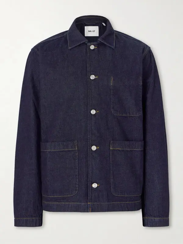 Nn07 Morgan 1843 Denim Overshirt