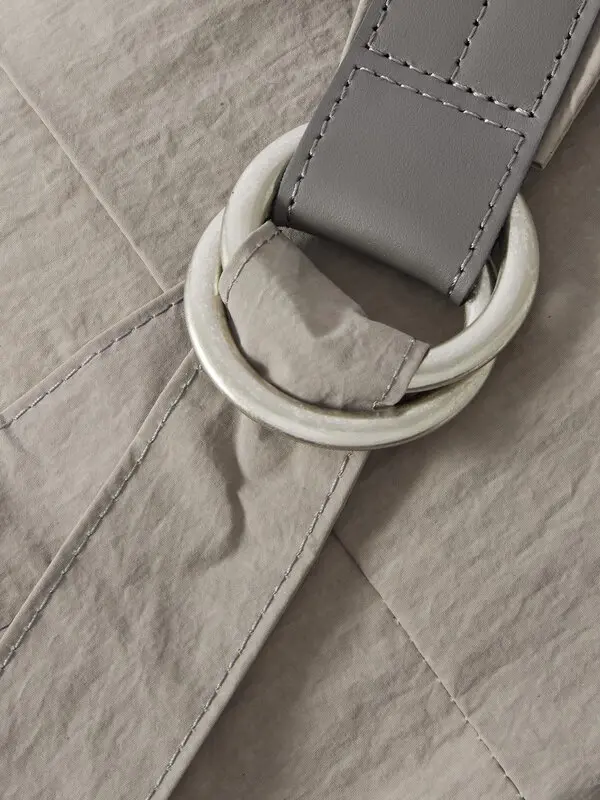 MASTER-PIECE CO Sash Large Leather-trimmed Sling Bag