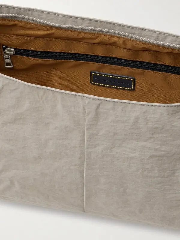 MASTER-PIECE CO Sash Large Leather-trimmed Sling Bag