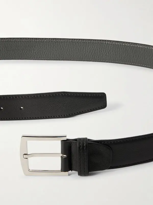 Kiton 3.5cm Leather Belt