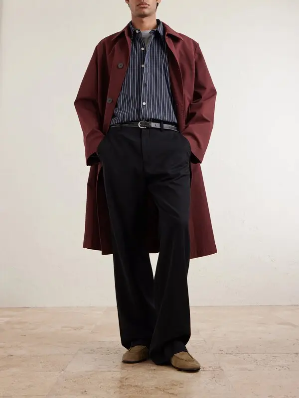 MFPEN Exact Striped Cotton-poplin Shirt