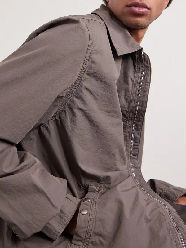 Rick Owens Organic Cotton-ripstop Blouson Jacket