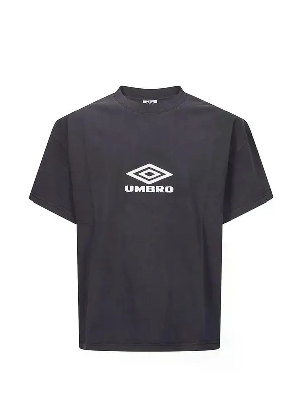 UMBRO Logo-embroidered Logo T-shirt
