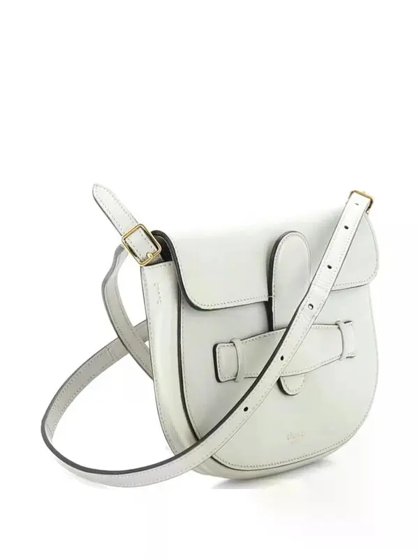 Celine Symmetrical Leather Mini Crossbody Bag - Neutrals