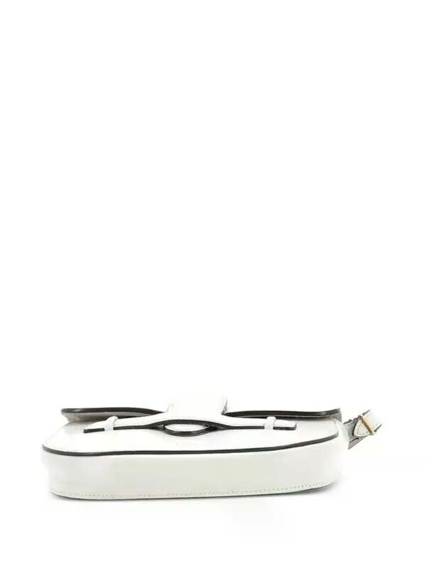 Celine Symmetrical Leather Mini Crossbody Bag - Neutrals