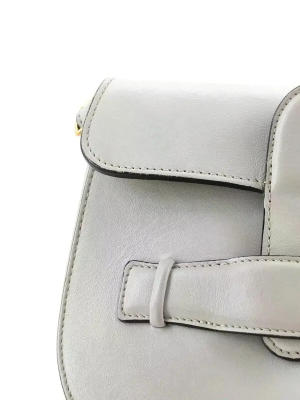 Celine Symmetrical Leather Mini Crossbody Bag - Neutrals