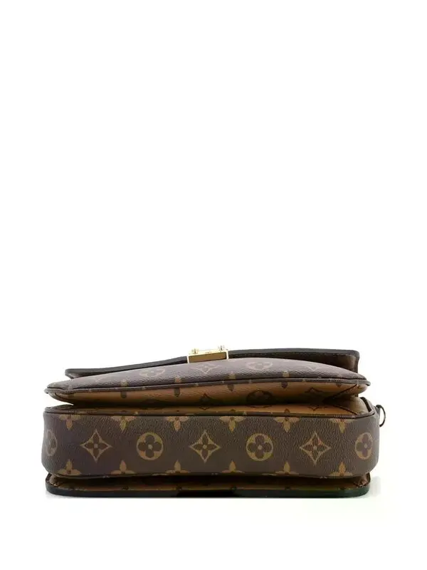 LOUIS VUITTON Pochette Metis Reverse Monogram Canvas Crossbody Bag - Brown