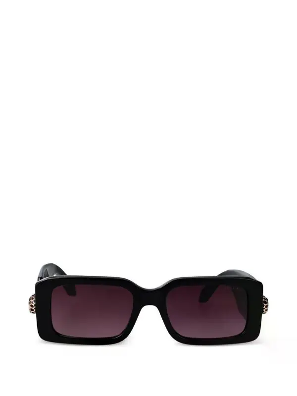 BVLGARI Serpenti Forever Rectangle Sunglasses - Black