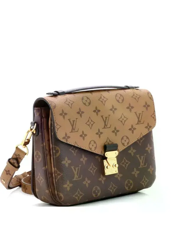 LOUIS VUITTON Pochette Metis Reverse Monogram Canvas - Brown