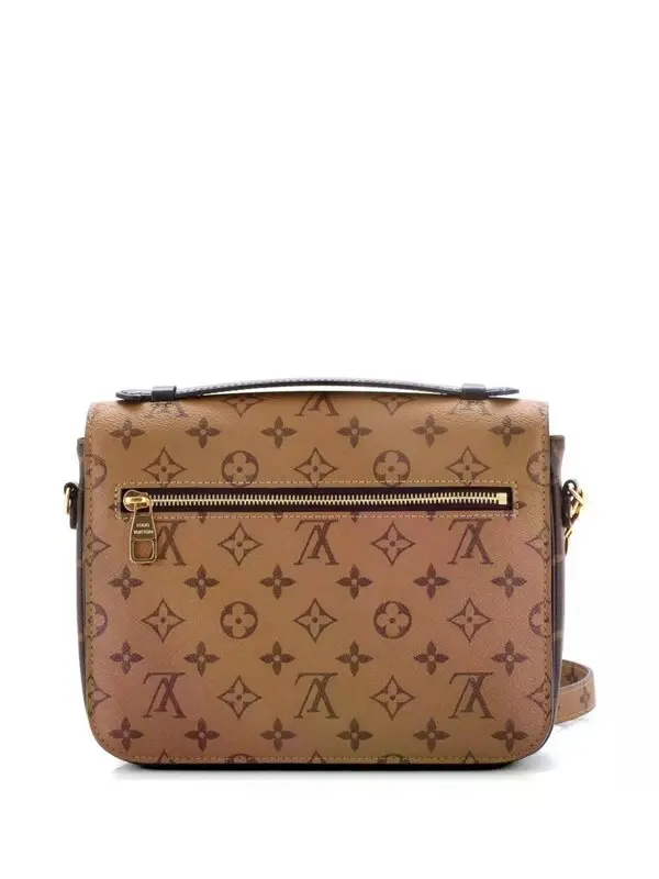 LOUIS VUITTON Pochette Metis Reverse Monogram Canvas - Brown