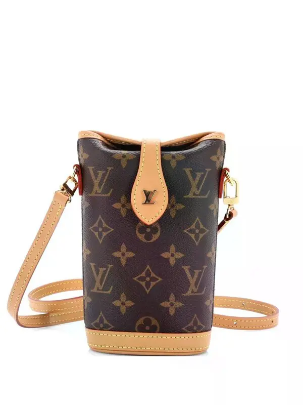 LOUIS VUITTON Fold Me Pouch Monogram Canvas Crossbody Bag - Brown