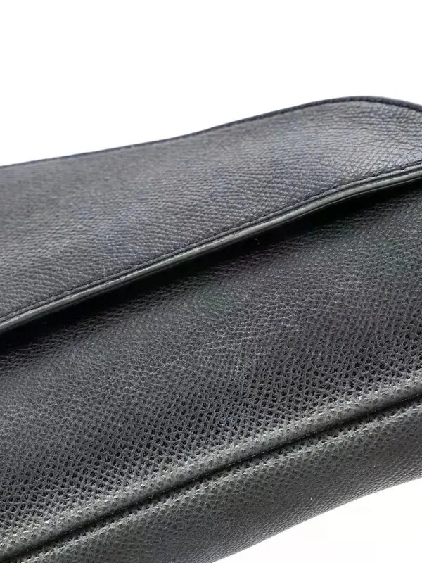 Dior Saddle Handbag Leather Mini Shoulder Bag - Black
