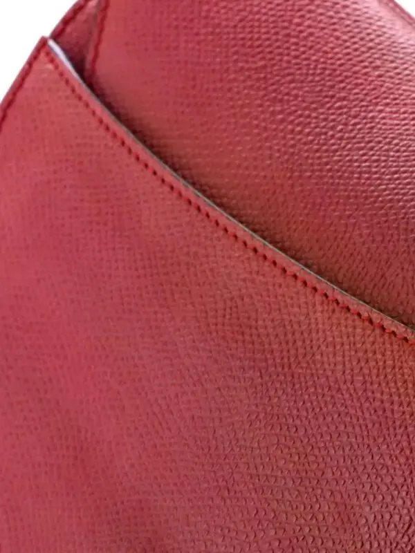 Dior Saddle Handbag Leather Mini Shoulder Bag - Red
